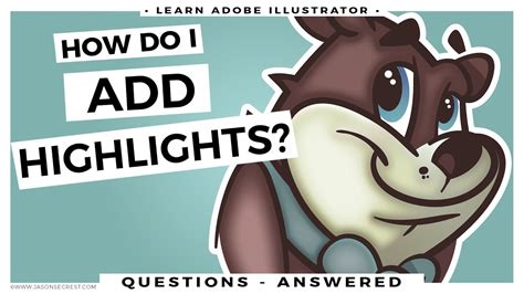 Adobe Illustrator Tutorial Adding Highlights Youtube