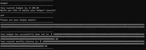 budget not updated correctly for large values · issue 1 · hackin7 ped