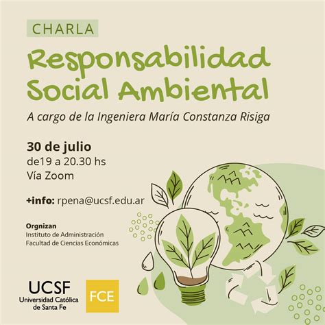 Charla En La Ucsf Sobre Responsabilidad Social Ambiental Ucsf