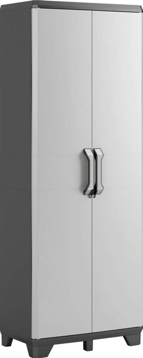 Keter Dulap De Depozitare Cu Rafturi Gear Negru Si Gri 182 Cm 3mt 46636