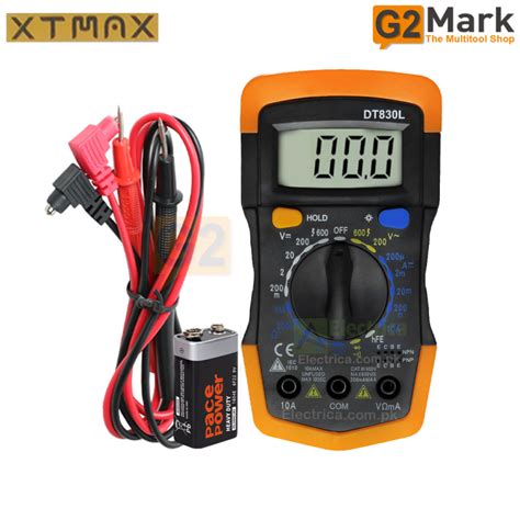 XTMAX DT L Digital Blue Display Multimeter Voltmeter Ammeter DC AC OHM Volt Çurrent Tester