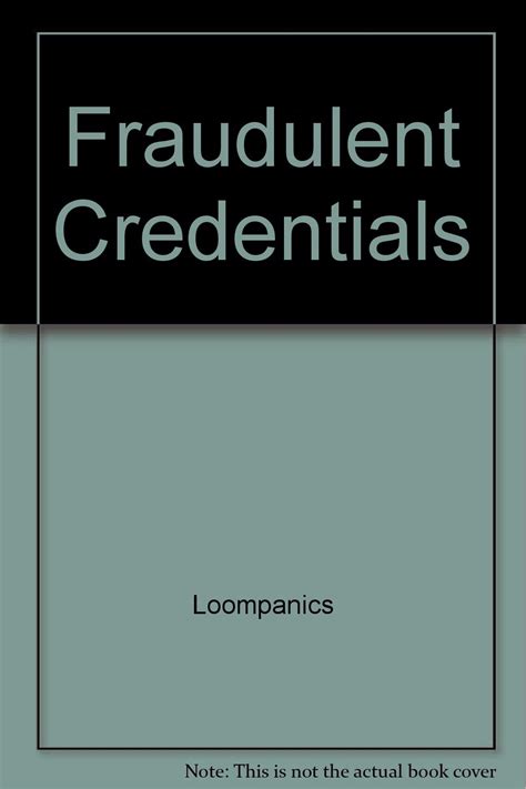 Fraudulent Credentials Select Committee On Aging 9780915179688