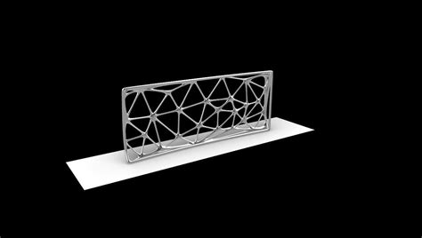 Triangulated Wall Random Points V7 3D Model CGTrader