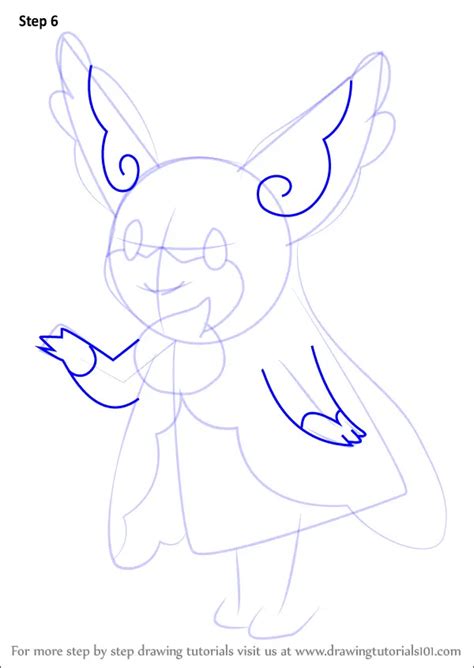 How To Draw Mega Audino From Pokemon Pokemon Step By Step