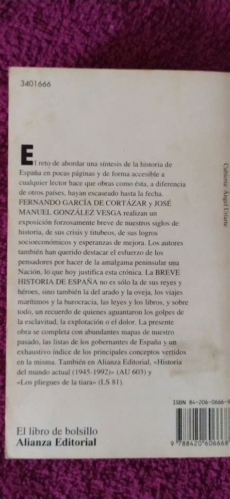 Breve Historia De España De Segunda Mano Por 2 Eur En Cazalegas En Wallapop