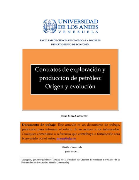 Contratos De Exploración Y Produccion Venezuela By Miqueas Tkaczek Issuu