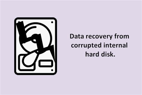 How To Recover Data From Corrupted Internal Hard Drive Guide Minitool