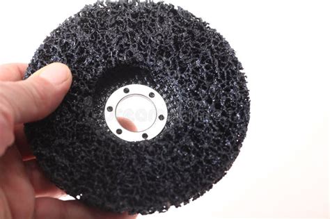 Grinding Fiber Disc For Angle Grinder Stock Image Image Of Buzz Disc