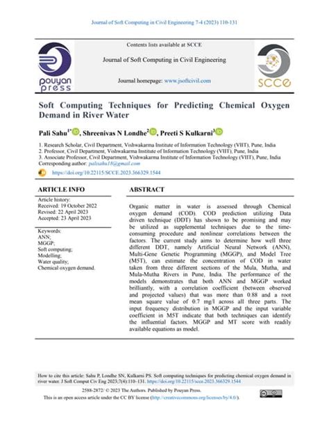 Predicting River Water Quality Ppt Presentation Pptx