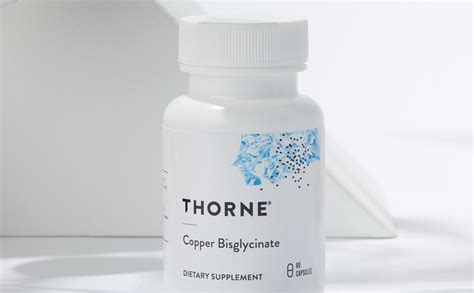 Amazon.com: Thorne Copper Bisglycinate - Well-Absorbed Trace Mineral ...