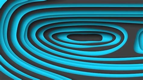 Premium Vector Blue And Black Wavy Abstract Paper Cut Background