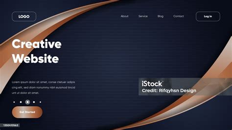 Desain Templat Halaman Arahan Situs Web Desain Latar Belakang
