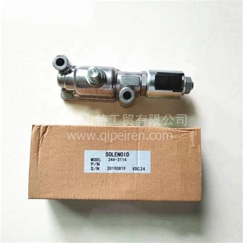 适用于D6DD6R推土机配件柴油机液压卡盘关闭电磁阀244 3114图片高清大图 汽配人网