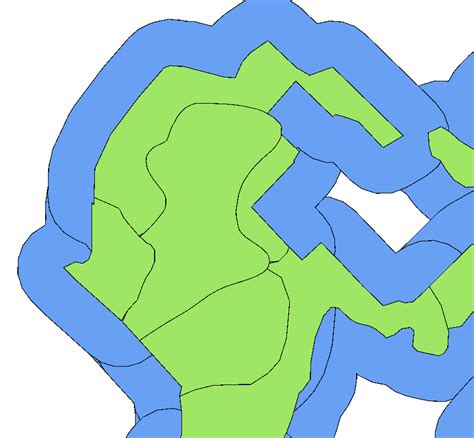 Creating Buffer In Qgis Without Including Surface Of Original Polygon