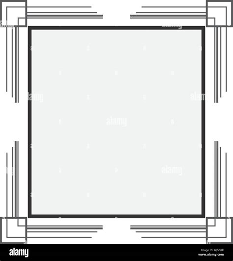 Angular Vintage Frame Icon Stock Vector Image And Art Alamy