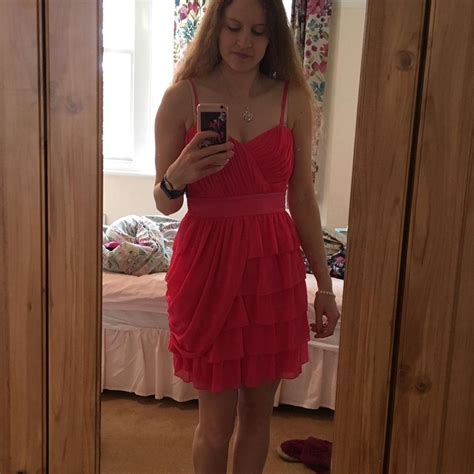Bright Pink Party Dress Perfect For A Fancy Depop