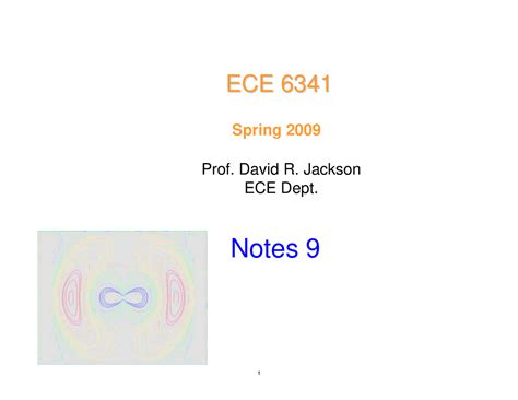Notes On Circular Waveguide Advanced Electromagnetic Waves Ece 6341