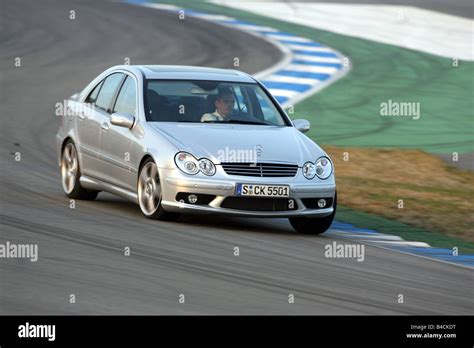Car Mercedes C55 Amg Limousine Medium Class Model Year 2005