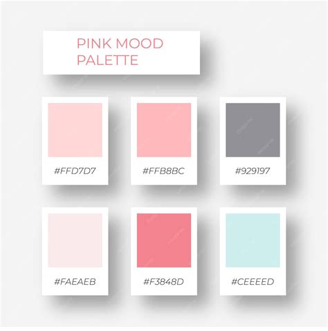Premium Vector Pastel Color Tone Collection Pink Strawberry Love