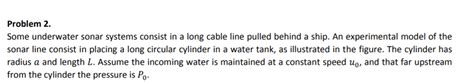 Solved Problem Some Underwater Sonar Systems Consist In A Chegg