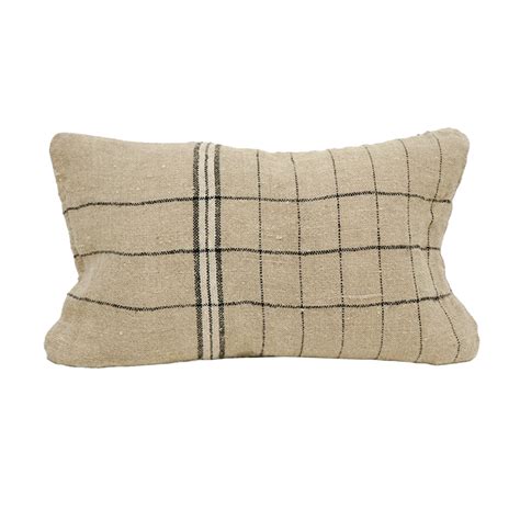 Martina Linen Cushion Cover 50x30cm Green With Envy Nz