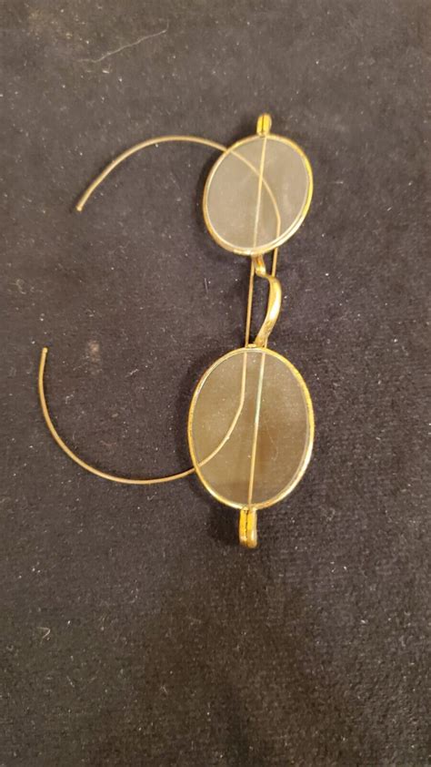 Vintage Glasses Gold Color Wire Rim Glasses Dr Eg D Gem