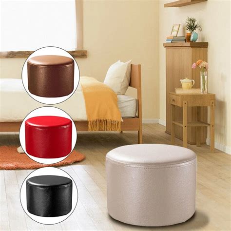 Pouf chic en cuir synthétique Moment Cocooning