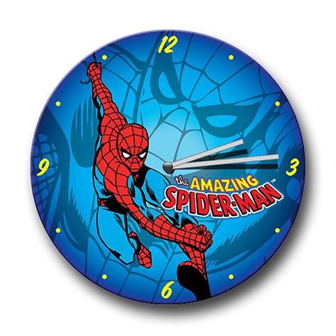The Amazing Spider Man Wood Wall Clock