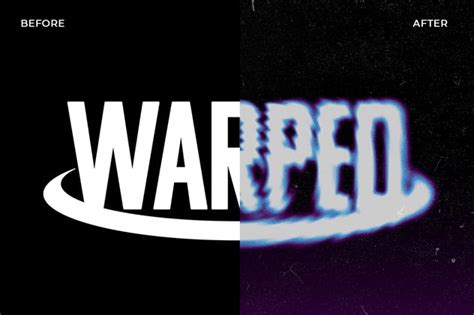 Warp Text Effect Layer Styles Including Warp And Effect Envato