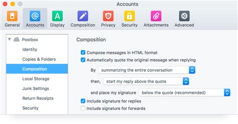 Signatures Postbox Support