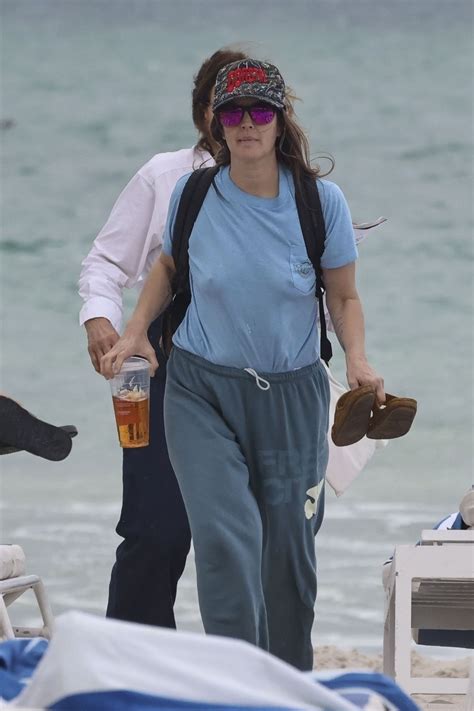 Drew Barrymore Enjoys Beach Day After Msc Cruises Campaign 04102025