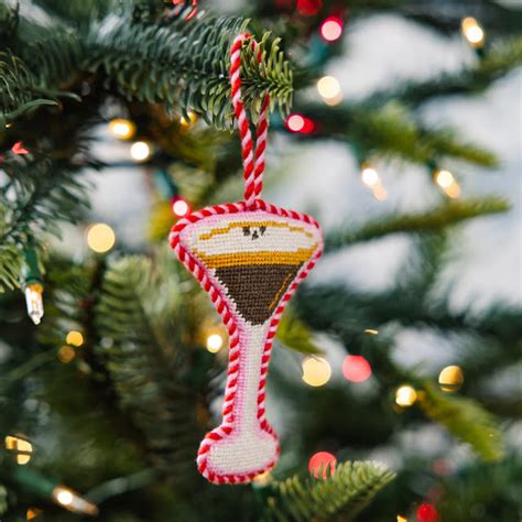 Chinoiserie Chic Needlepoint Icon Ornaments