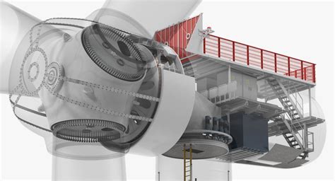 Wind Turbine Inside 3d Model 149 3ds C4d Fbx Ma Obj Max