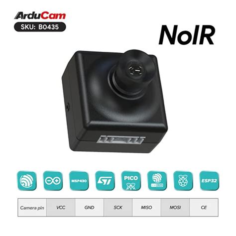 Arducam Mega 3mp Spiカメラモジュール （m12レンズnoir） 【スイッチサイエンス取寄品】 Uctronics B0435