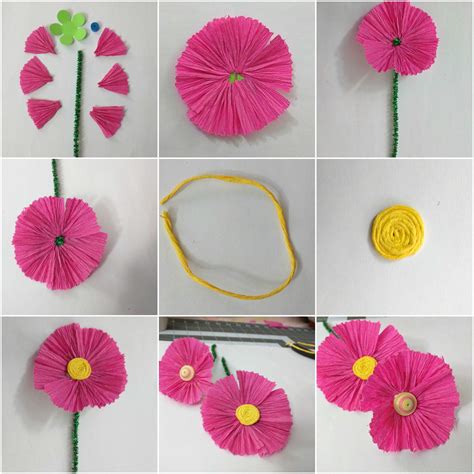 Crepe Paper Make Flowers At Steven Gould Blog