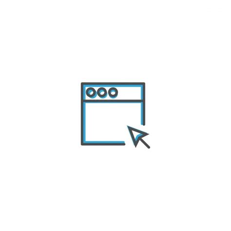 Interaction Design Vector Hd Images Browser Icon Design Interaction