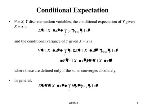 Ppt Exploring Conditional Expectation In Probability Theory