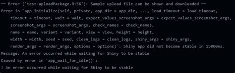 Some Shinytest2 Tests Causing Inconsistent Test Failures Issue 354
