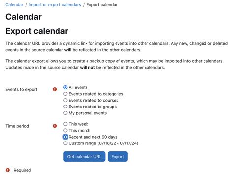 Sync Your Moodle Calendar To Google Calendar CCA Portal