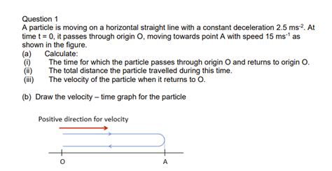 Solved Question A Particle Is Moving On A Horizontal Chegg