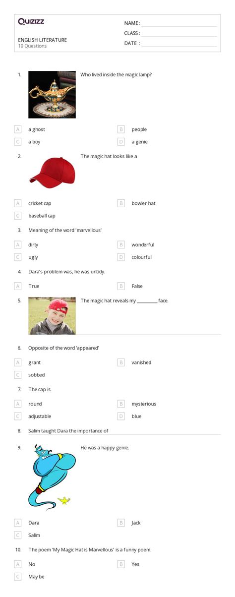 50 Response To Literature Worksheets For 3rd Class On Quizizz Free