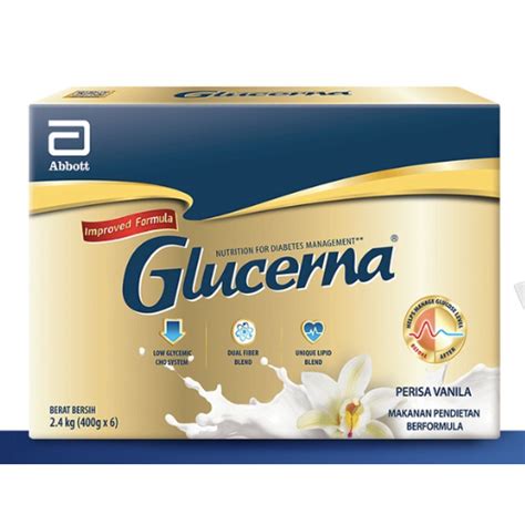 Glucerna Diabetes Specific Formula Vanilla BIB 2 4kg Shopee Malaysia