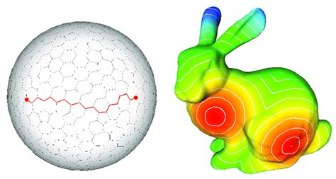 Left Shortest Path Between Two Mesh Vertices Of A General Polygonal