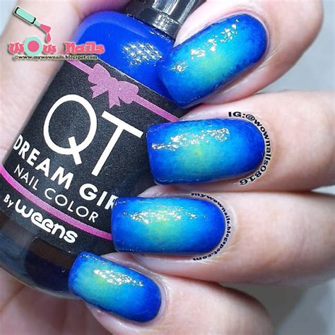Wow Nails My First Ever Radial Gradient Nail Art