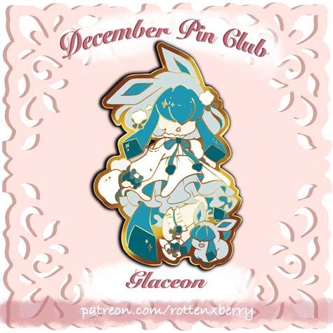 Decembers Patreon Pin Is Glaceon Rpins
