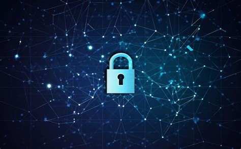 Premium Ai Image Protection Digital Network Security Lock Cyberspace Technology Information