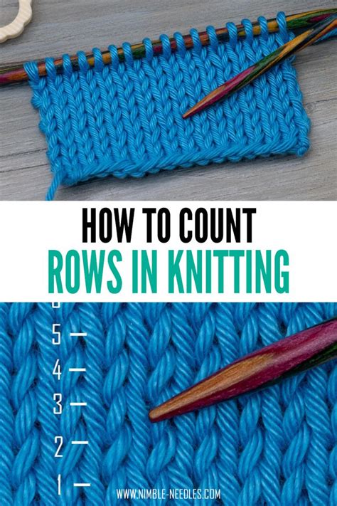 How To Count Rows In Knitting For Beginners Video