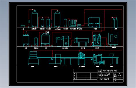 年产5万吨可乐型碳酸饮料生产工厂设计 982960 250 AutoCAD 2007 模型图纸下载 懒石网