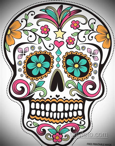 эскизы тату черепа красивые 17092019 №006 Skull Tattoo Designs