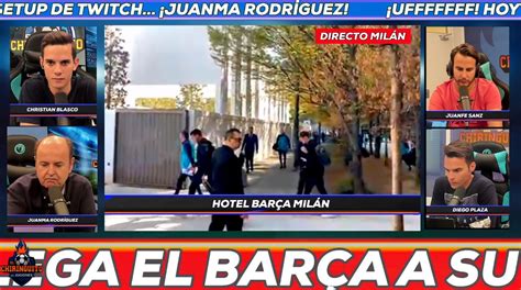 El Chiringuito TV on Twitter LLEGA el BARÇA a MILÁN Lo vemos en